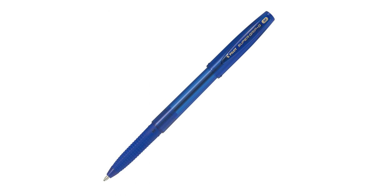 Pilot SUPER GRIP G Pen Medium Ballpoint BPS-GG-M - Blue | DotDune