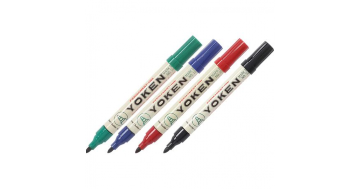 Yoken MARKER No10 Permanent Bullet - Black | DotDune