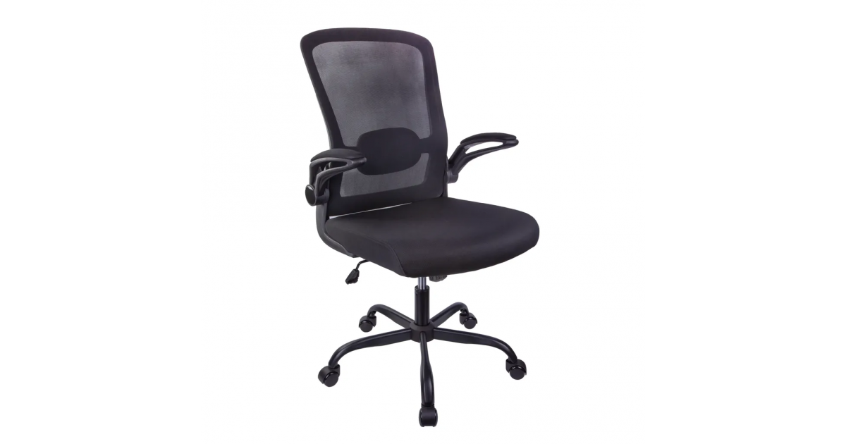 Como Midback Black Operators Chair - Black | DotDune