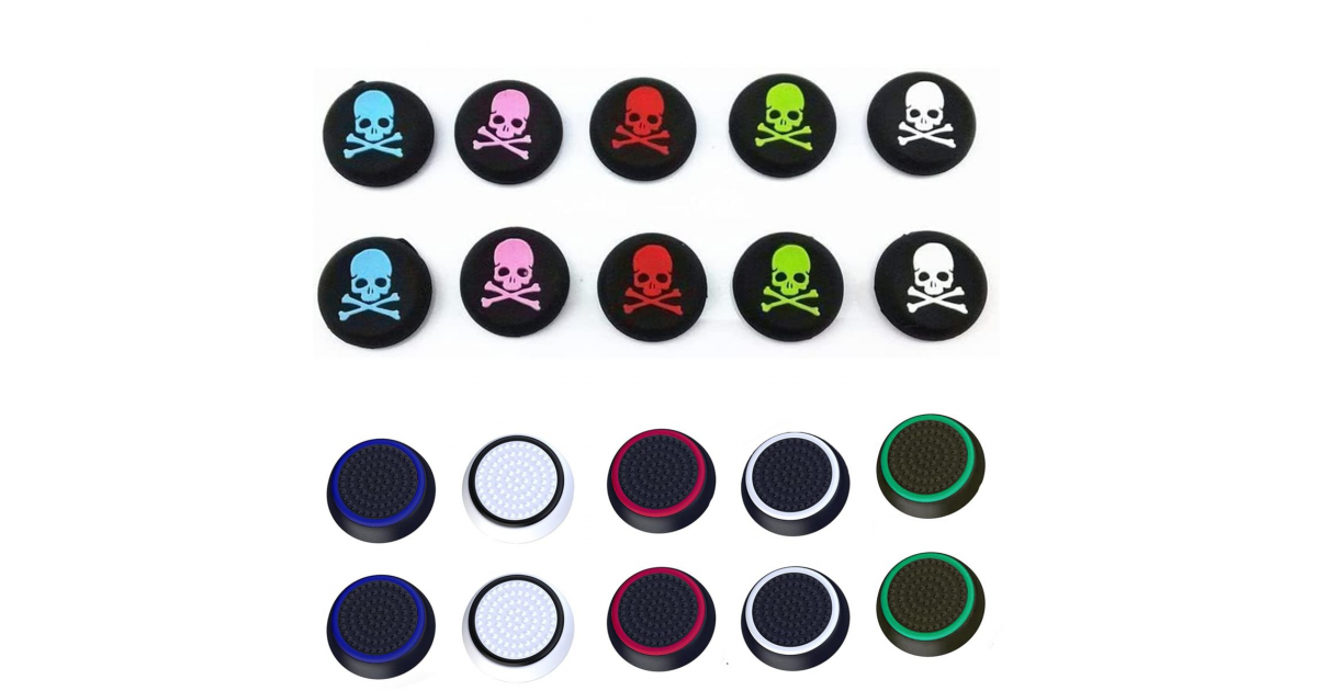 20 Thumb Grip Caps Joystick Protect Cover PS4 PS5 Thumbstick Controller ...