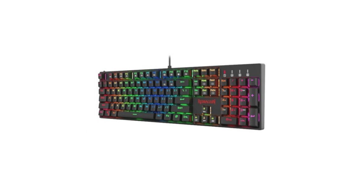 REDRAGON SURARA MECHANICAL RGB Gaming Keyboard – Black | DotDune